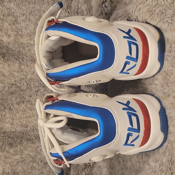 Reebok | Shoes | Ds 205 Atr The Pump Iverson Sz 95white Royal Red ...